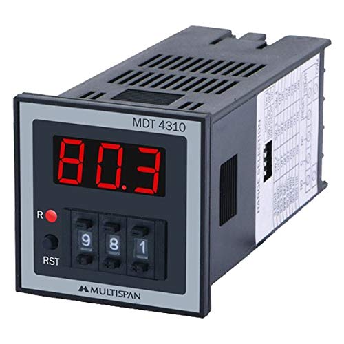Multispan MDT-4310 3 Digit LED Display Digital Presettable Timer ...