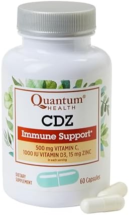 Amazon.com: Quantum Health CDZ Immune Support Supplement Vitamin C 500 ...