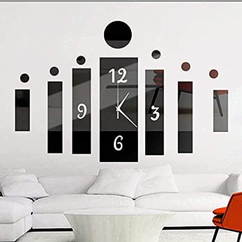 Buy UNIQUE GADGET Diy Analog Wall Clock 3D Sticker Home Office Decor 3D ...
