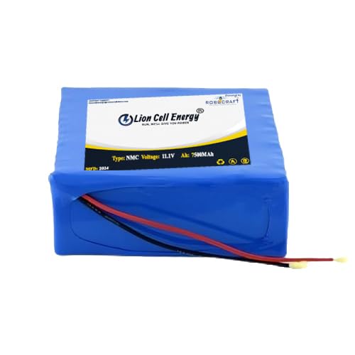 11.1V 7500mAh Lithium-Ion Rechargeable Battery, 3S3P, 5A Discharge ...