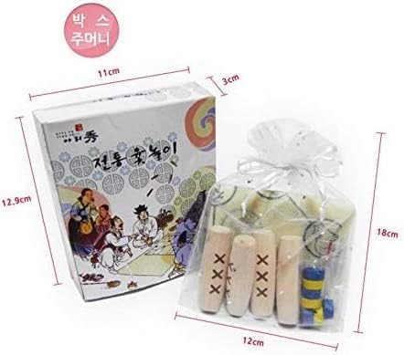 SoltreeBundle Juego de mesa coreano Mini YUT Nori YUT Game Yoot Game ...