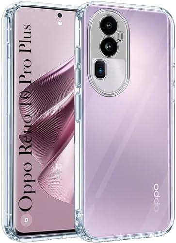 Jkobi Back Cover for Oppo Reno 10 Pro Plus (Silicone Clear Shockproof ...