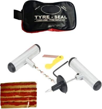 VVJ Enterprise Tubeless Tyre Puncture Kit Emergency, Flat Tire Puncher ...