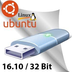 Ubuntu Linux 16.10 32 Bit Operating System Install Live Bootable USB ...