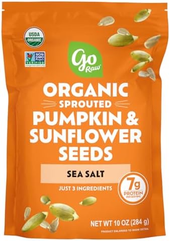 Amazon.com : Go Raw Organic Sprouted Pumpkin & Sunflower Seeds, 10 oz ...