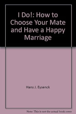 Buy I DO-HOW TO CHOOSE YOUR MATE AND HAVE A HAPPY MARRIAGE Book Online ...