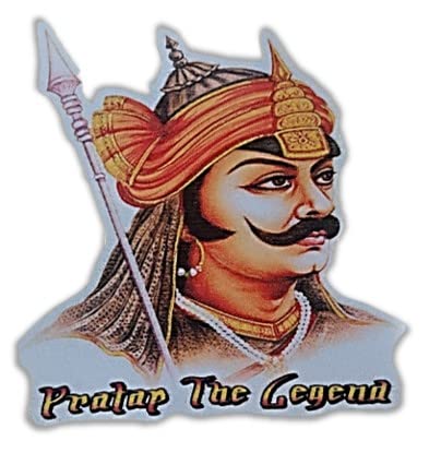 UNIq MAHARANA Pratap Rajput MEWAR King - The Legend Glossy Finish Decal ...