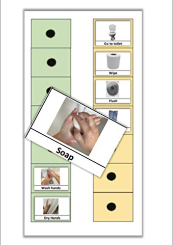 Toileting, washing hands, routine, Visual Schedule, photographic ...