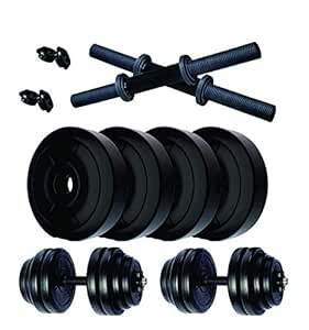 Buy FitBox Sports Intruder 28kg Dumbbells Weights, 14 Kg x 2 Online at Low Prices in India ...