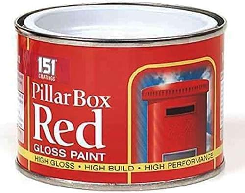 YSAMAX 1x Red Gloss Pillar Box Paint, High Visibility 151 Coatings ...