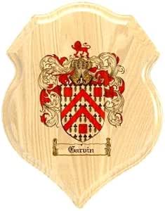 Amazon.com: Garvin Coat of Arms Plaque / Family Crest Plaque : Home ...