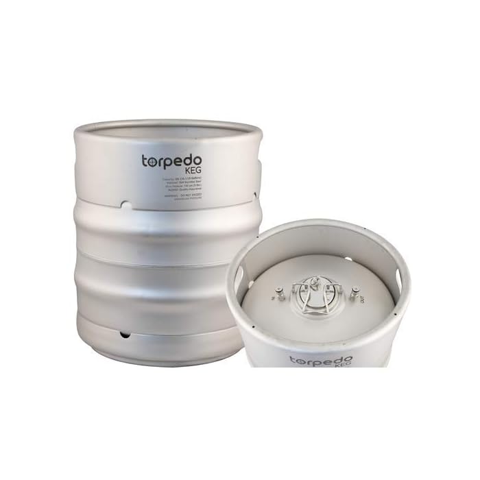 Buy TORPEDO KEG 10 GALLON Stainless Steel Stackable Ball Lock Pepsi ...