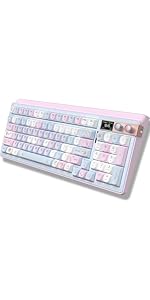 Amazon.com: FOPATO H98 Gaming Keyboard, 98% Hot Swappable Gasket ...