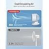 Amazon.com: PARIS RHÔNE Air Circulator Fan with Remote, Small ...