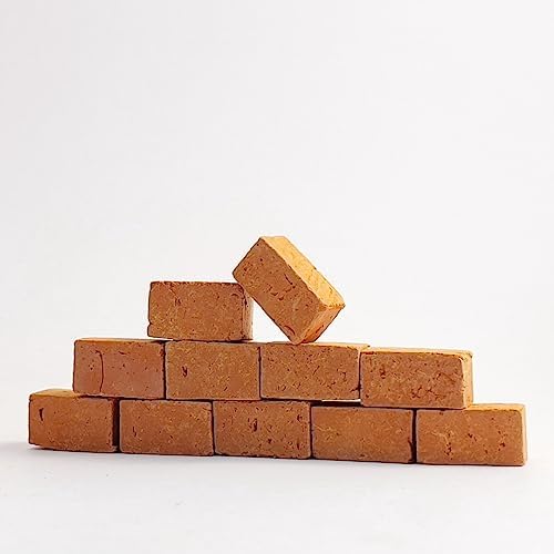 Kattoos Deluxe D.I.Y. Gift Pack - Miniature Terracotta Bricks (Reddish ...