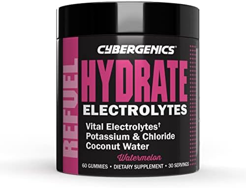 Amazon.com: Cybergenics Hydrate Gummies, Vital Electrolytes, Supports ...