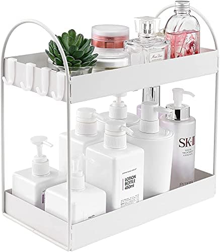 UmI. 2 Tier Space Saving Multi-Purpose Countertop Organizer Standing ...
