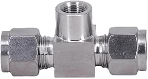 Amazon.com: 3 Ways 6 8 10 12 14mm Tube OD Pipe Fitting, M10/14/16/20 ...