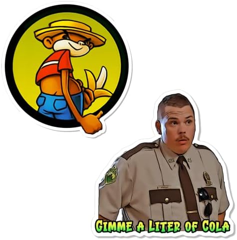 Amazon.com: Super Troopers Sticker Pack (2 Pack) Farva and Johnny ...
