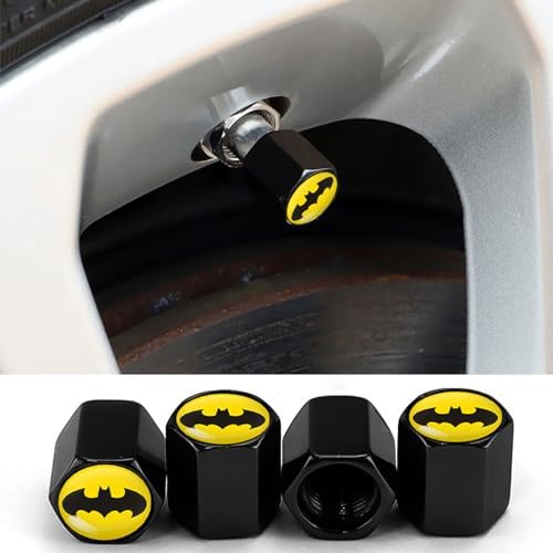 Amazon.com: Batman Classic Bat Shield Logo Tire Rim Wheel Aluminum ...