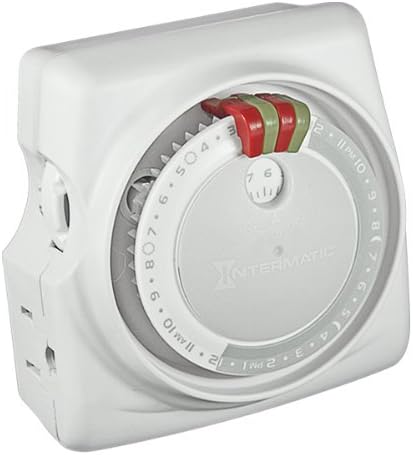 Intermatic TN800CH - Dual Outlet Appliance Timer - 2 On/Off Operations ...