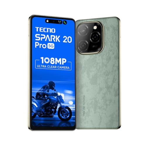 TECNO Spark 20 PRO 5G (Neon Green, 8GB+128GB) | 108MP Ultra Clear ...