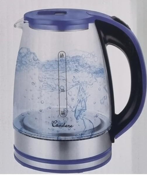 JHV-Condere - 2 Litre Cordless Glass Electric Kettle : Amazon.co.za ...