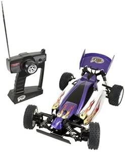 Mattel RC FLASH FIRE WHT/PRP 27MHZ : Amazon.co.uk: Toys & Games