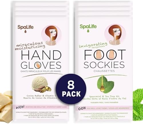 Amazon.com: Hydrating Hand and Foot Mask, 3 Foot & 3 Hand Mask, Hand ...
