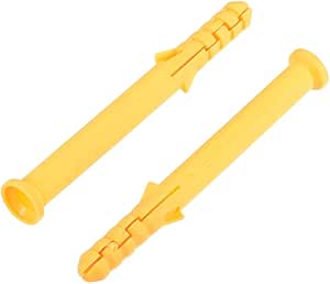 Amazon.com: 10pcs 10mm x 100mm Plastic Expansion Pipe Column Concrete ...