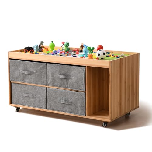 BIRASIL Kids Activity Table with 8 Storage Cubes Review: A Versatile ...