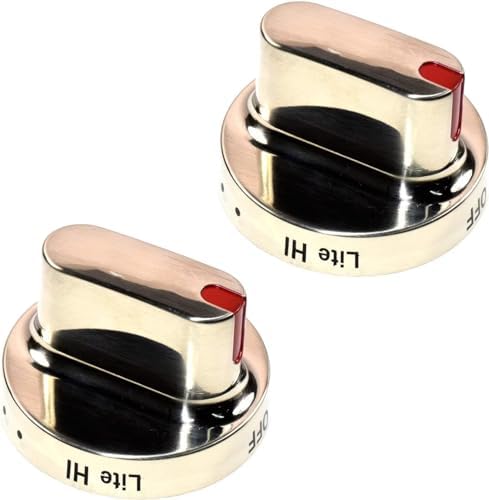Amazon.com: Upgraded Universal Red Gas Stove Knobs (48MM), Cooktop Surface Burner Control Knobs ...