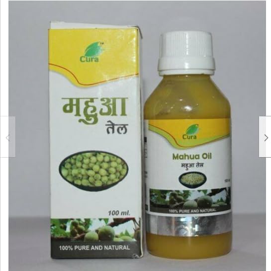 Cura Mahua/Madhuca Oil For Hair, Skin, Pain, Massage, Ayurvedic, 100ml ...