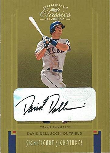 David Dellucci 2005 Donruss Classics Certified Autograph #6/25 ...