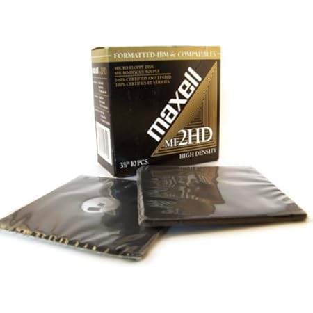 Amazon.com: Maxell MD2HD 5 1/4 inch Mini Floppy Disks 20 Pack : Electronics