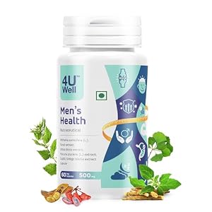 4UWELL Mens Health 500mg | Supports Immunity | Multivitamin | 60 ...