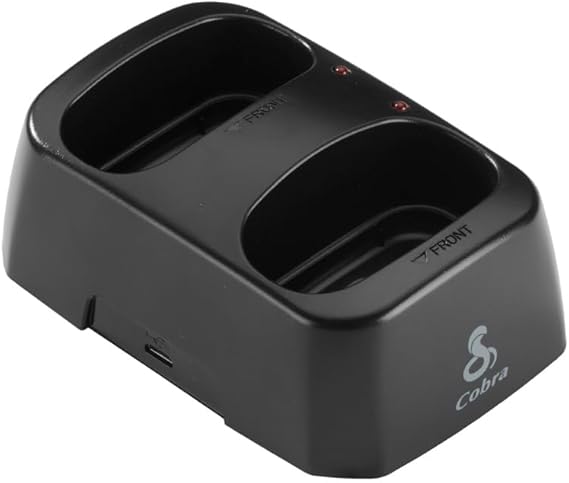 Amazon.com: Cobra RX600 Dock Charging Station for 2 Walkie Talkies with ...