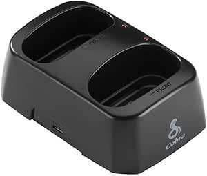 Amazon.com: Cobra RX600 Dock Charging Station for 2 Walkie Talkies with ...