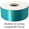 Amazon.com: Turquoise Blue Ribbon 1-1/2 Inch x 50 Yards Satin Ribbon ...