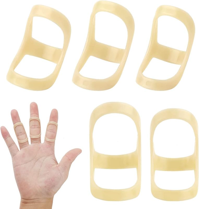 Oval Finger Splint,5Pcs Comfortable Finger Support Brace,Oval 8 Finger ...