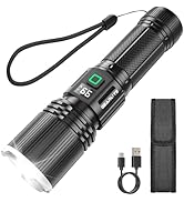 GEARLITE Rechargeable LED Torch, 2000LM Torches LED Super Bright with 3 ...