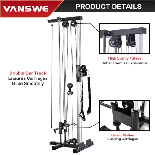 Snapklik.com : VANSWE Wall Mount Cable Station, 18 Positions Adjustable ...