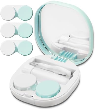 Amazon.com: Vastsoon Contact Lens Case, Portable Contact Case with ...