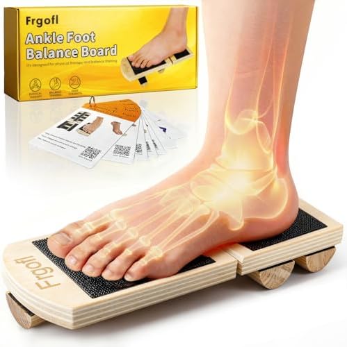 Amazon.com : Frgofl Balance Board for Ankle Strengthening & Physical ...