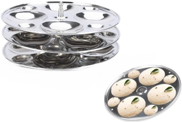 USHA SHRIRAM Stainless Steel Idli Plates | Idli Plates With Removable ...