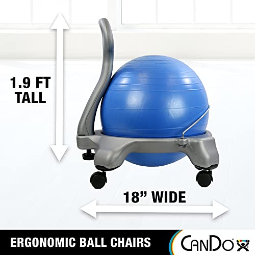 Snapklik.com : CanDo Childrens Ball Chair - Inflatable Ergonomic Active ...