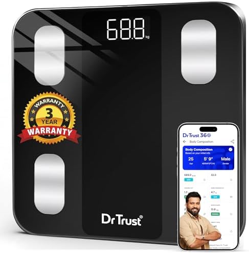 LA' VITE LA FORTE Smart Digital Weighing Scale 12 Metrics, Precision ...