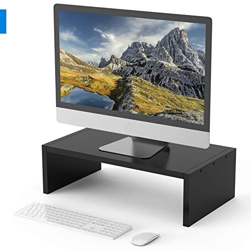 Buy Monitor Stand Riser Wood Computer Riser Desk Stand with Storage ...