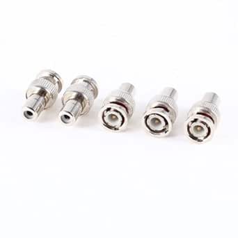 3NH® 5 Pcs BNC Male to RCA Female Coax Cable Connector Adapter CCTV Camera : Amazon.in: Electronics