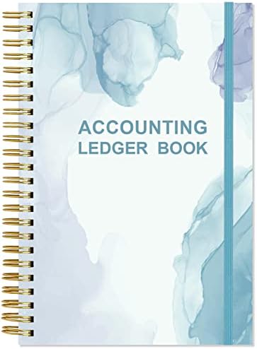 Accounting Ledger Book - A5 Ledger Book for Bookkeeping, Small ...